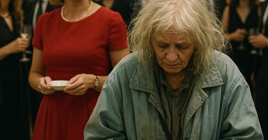 Pustil jsem bezdomovkyni, kterou společnost opovrhovala, na výstavu – a ...